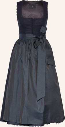 Kinga Mathe Kinga Mathe Dirndl M&uuml;nchen Mit Leinen blau