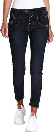 Gang Slim-fit-Jeans GANG 94MARGE, Damen, Gr. 26, N-Gr, schwarz (midnight indigo), Denim/Jeans, Obermaterial: 89% Baumwolle, 9% Polyester, 2% Elasthan, slim