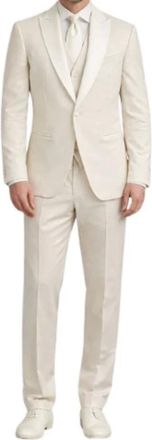 Bharnaba Homme, Costumes, Beige, Taille: S AB 213/3P Suit
