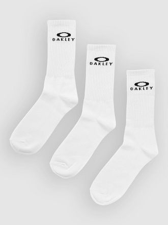 Oakley Ellipse Logo 3 Pack Chaussettes blanc