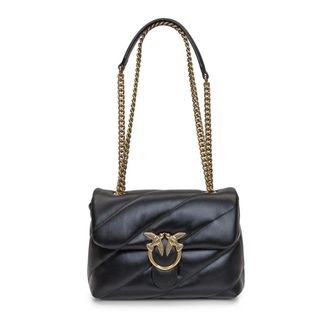 Pinko Pinko, Femme, Sacs, Noir, Taille: ONE Size Love Bag Puff Large Sac Bandouli&egrave;re