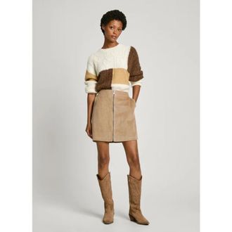 Pepe Jeans London Cord-Minirock mit Italienischen Taschen - - Skirts - Damen - Beige - S