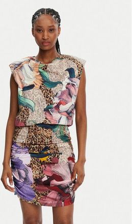 Just Cavalli Coctailkleid 78PAOE01 Bunt Slim Fit