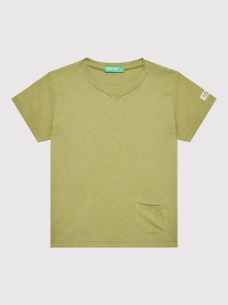 Benetton United Colors Of Benetton T-Shirt 3I1XG100M Gr&uuml;n Regular Fit