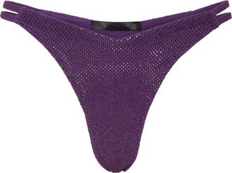 Philipp Plein Bikini-Slips Mit Steinchen