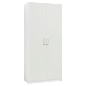 Vente-Unique Armoire 2 portes - L92 cm - Blanc - BELOMY