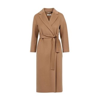 Max Mara Midi-Mantel im Morgenmantel-Stil - - Coats - Damen - Braun - XS