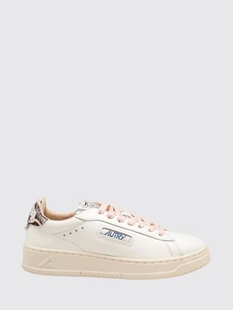 Autry Dallas Low Sneaker aus Kalbsleder mit Eins&auml;tzen in Python-Optik