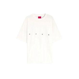 HUGO BOSS Dariso Oversized T-Shirt - - Tops - Herren - Wei&szlig; - M
