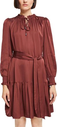 Esprit Damen 102EO1E314 Kleid, 601/BORDEAUX RED 2, 34