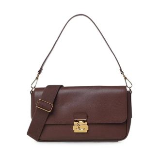 Coccinelle Femme, Sacs, Brun, Taille: ONE Size Sac &agrave; main cuir grain&eacute;
