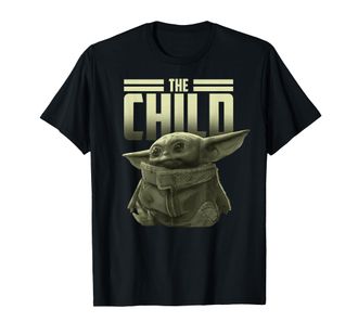 Star Wars The Mandalorian The Child Simple Portrait T-Shirt