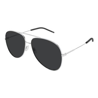 Saint Laurent Pilotenbrille - - Accessories - Damen - Grau - 63 MM