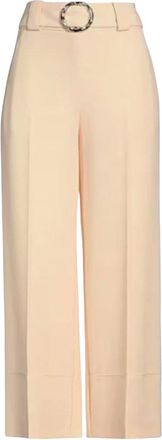 Simona Corsellini Pantalon large - Femme - Pantalons - Beige - Taille: 36 FR
