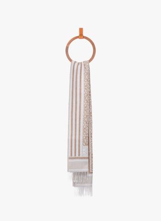 Loewe Echarpe imprim&eacute;e en laine et cachemire