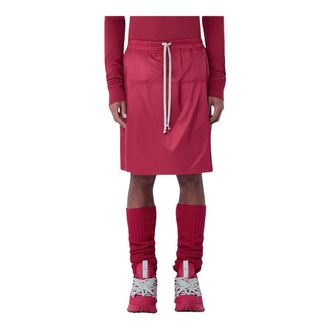 Moncler Drawstring Midi Kilt Shorts - - Shorts - Herren - Rot - M