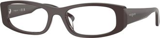 Vogue Eyewear Vogue, Femme, Accessoires, Brun, Taille: 53 MM Monture Optique