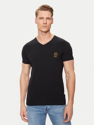 Versace T-Shirt AUU01004 Schwarz Regular Fit