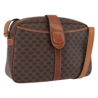 Celine Sac &agrave; bandouli&egrave;re Vintage en toile Pre-owned - Femme - Pre-owned - Brun - Taille: ONE Size