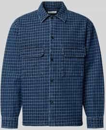 Wood Wood Regular Fit Hemdjacke mit Viskose-Anteil Modell David