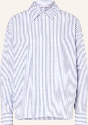 Rich & Royal Hemdbluse Mit Schmucksteinen blau