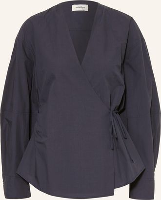 ottod'Ame Ottodame Wickelbluse blau