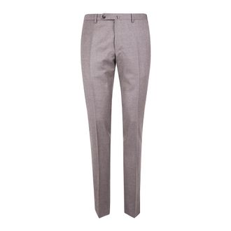 Incotex Wollmischungs-Anzughose - - Trousers - Herren - Braun - XL