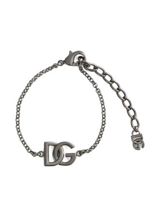 Dolce & Gabbana bracelet à breloque logo - Argent