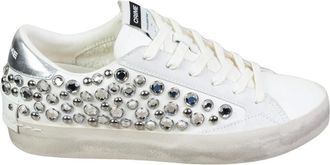 Crime London Femme, Chaussures, Blanc, Taille: 37 EU Distressed Diamond Milk