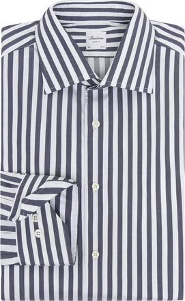 Stenstr&ouml;ms Vollzwirn-Baumwollhemd mit Blockstreifen, Regular Fit in