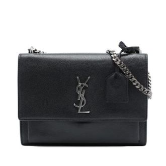 Saint Laurent Pre-owned The Sunset Shoulder Bag - Femme - Pre-owned - Noir - Taille: ONE Size