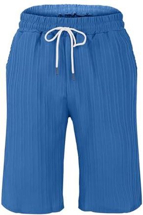 Generic TDEOK Short de bain pour homme - S&eacute;chage rapide - Oversize - Short de plage hawa&iuml;en - Short de bain d&eacute;t&eacute; avec &eacute;lastique - Short de bain l&eacute;ger - Short 