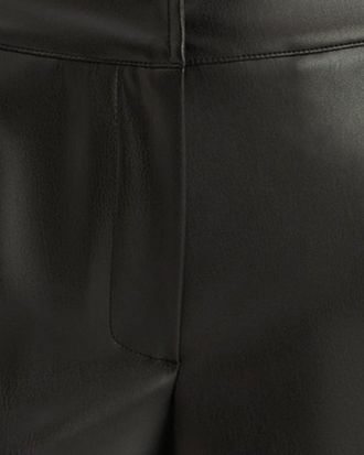 Alpha Studio Faux Leather Trousers - Black