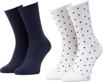 Tommy Hilfiger Lange Socken 100001493 Dunkelblau