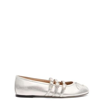 Stuart Weitzman Celeste MJ Ballet - - Shoes - Damen - Grau - 39 1/2 EU