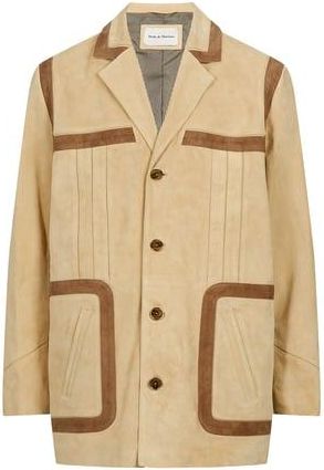 Dr&ocirc;le de Monsieur Veste blazer en cuir