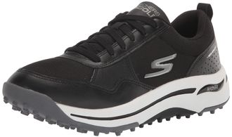 Skechers Go Golf Arch Fit 214018-BKW, Mens Golf Shoes, Black, 41 EU