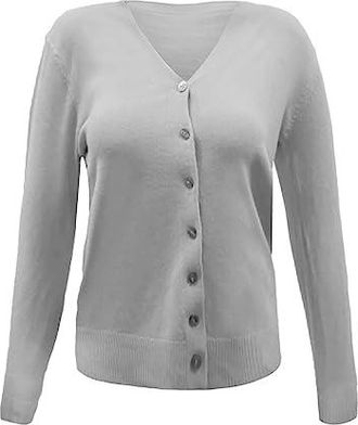 Generic Cardigan pour femme en tricot tendance pour sortir, v&ecirc;tements dext&eacute;rieur basiques, coupe ajust&eacute;e, printemps, confortable, doux, manches longues, cardi