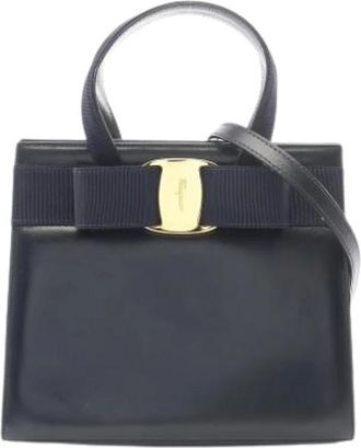Ferragamo Sac Pre-owned - Femme - Pre-owned - Bleu - Taille: ONE Size