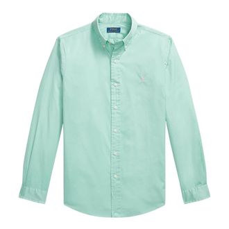Ralph Lauren Custom Fit Hemd - - Shirts - Herren - Gr&uuml;n - 2XL