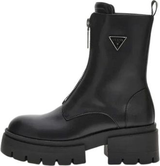 Guess Femme, Chaussures, Noir, Taille: 38 EU Leila Bottines &agrave; Fermeture &Eacute;clair Avant