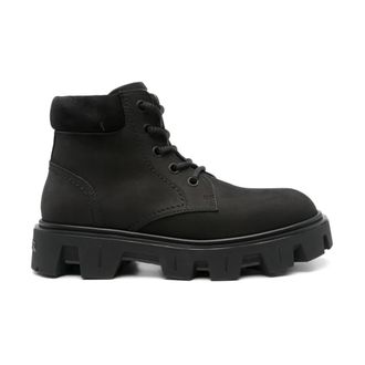 Moncler Schwarze Peak City Stiefel aus Wildleder und Nubuk - - Shoes - Herren - Schwarzk - 42 EU