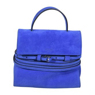 Moschino Femme, Sacs, Bleu, Taille: ONE Size Mini sac cabas &agrave; boucle