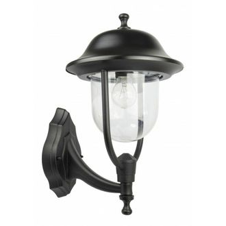 Licht-Erlebnisse Licht-erlebnisse - Wandleuchte au&szlig;en IP43 Schwarz E27 Rustikal Au&szlig;enlampe Wand Garten