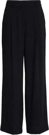 Max Mara Femme, Pantalons, Noir, Taille: 42 FR Donata Wide Pantalons