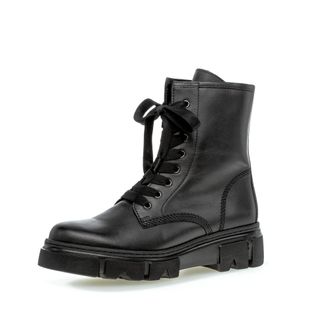 Gabor Damen Combat Boots, Frauen Stiefeletten,Wechselfußbett,Best Fitting,uebergangsschuhe,uebergangsstiefel,Winterschuhe,schwarz,40 EU / 6.5 UK