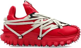 Rick Owens Homme, Chaussures, Rouge, Taille: 43 EU Trailgrip Megalace Baskets