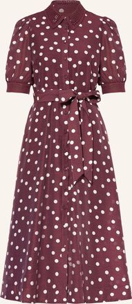 Phase Eight Hemdblusenkleid Delphine rot