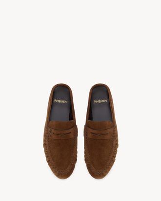 Saint Laurent E26 Mule - Caramel