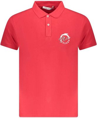 Trussardi Baumwoll-Polohemd - - Tops - Herren - Rot - M